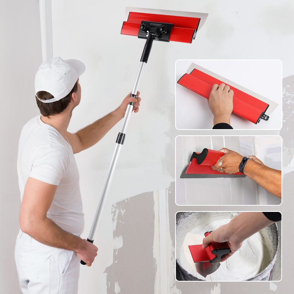 Jual 25/40cm pisau Scraper/pisau Plamir Tembok/ pisau Dempul Stainless ...