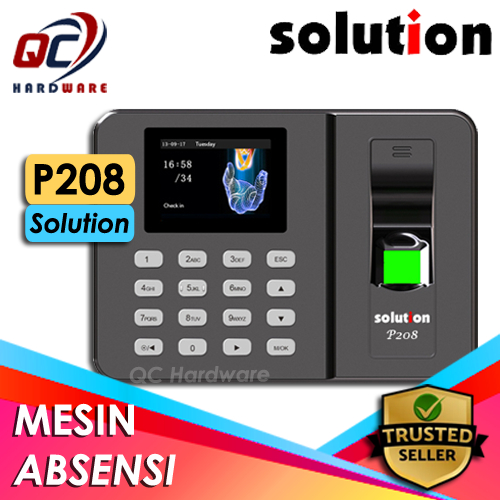Jual Solution P208 - Fingerprint - Mesin Absensi Sidik Jari - Solution P 208 | Shopee Indonesia