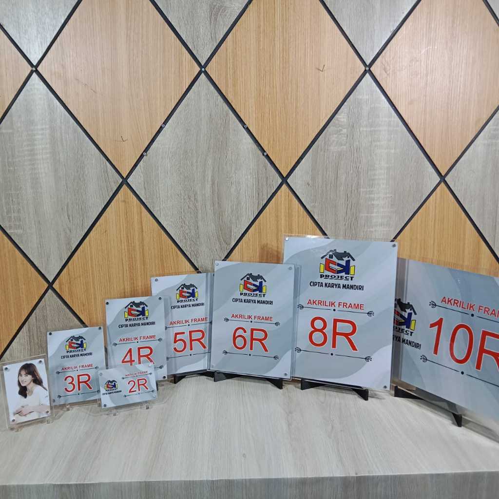 Jual Frame Foto 2R, 3R, 4R, 5 R Magnet Bahan Akrilik Photocard Polaroid ...
