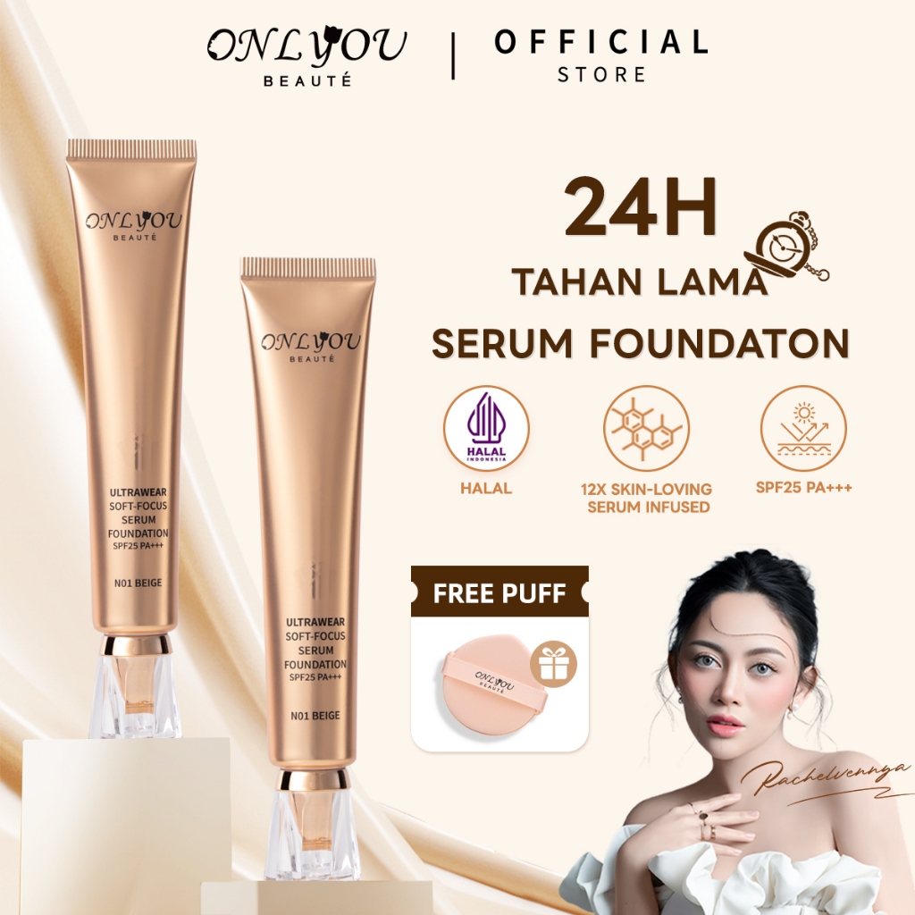 Jual NEW UPGRADE ONLYOU Serum Foundation 24H JAM TAHAN LAMA UltraWear ...