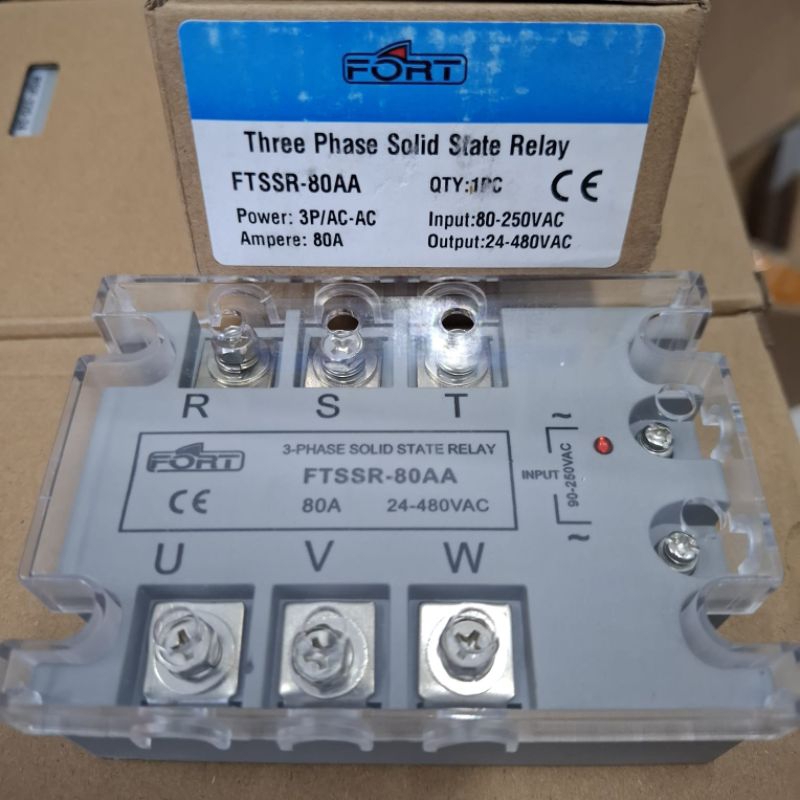 Jual FORT Solid State Relay AC-AC FTSSR-80AA 80A 3PHASE | Shopee Indonesia