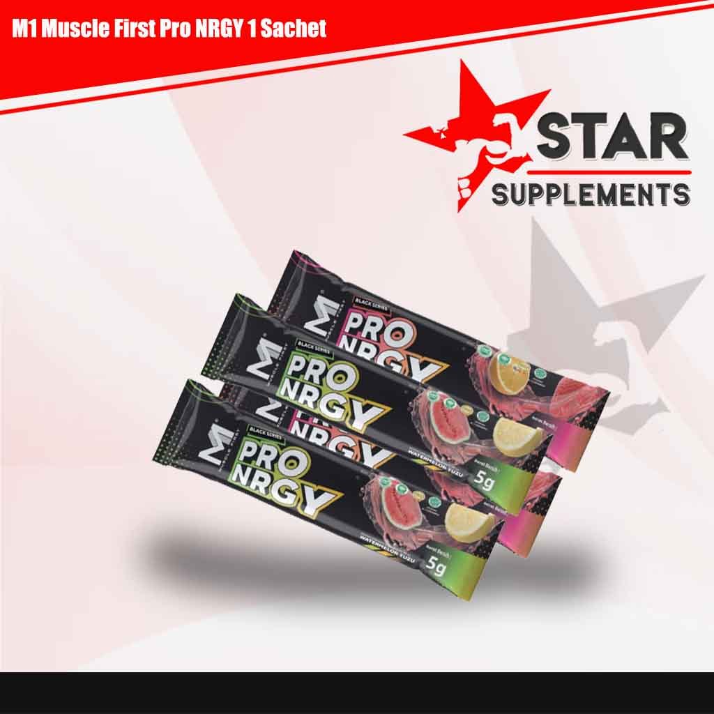 Jual M1 MuscleFirst Pro NRGY Eceran 1 Sachet / Suplemen Pre Workout ...