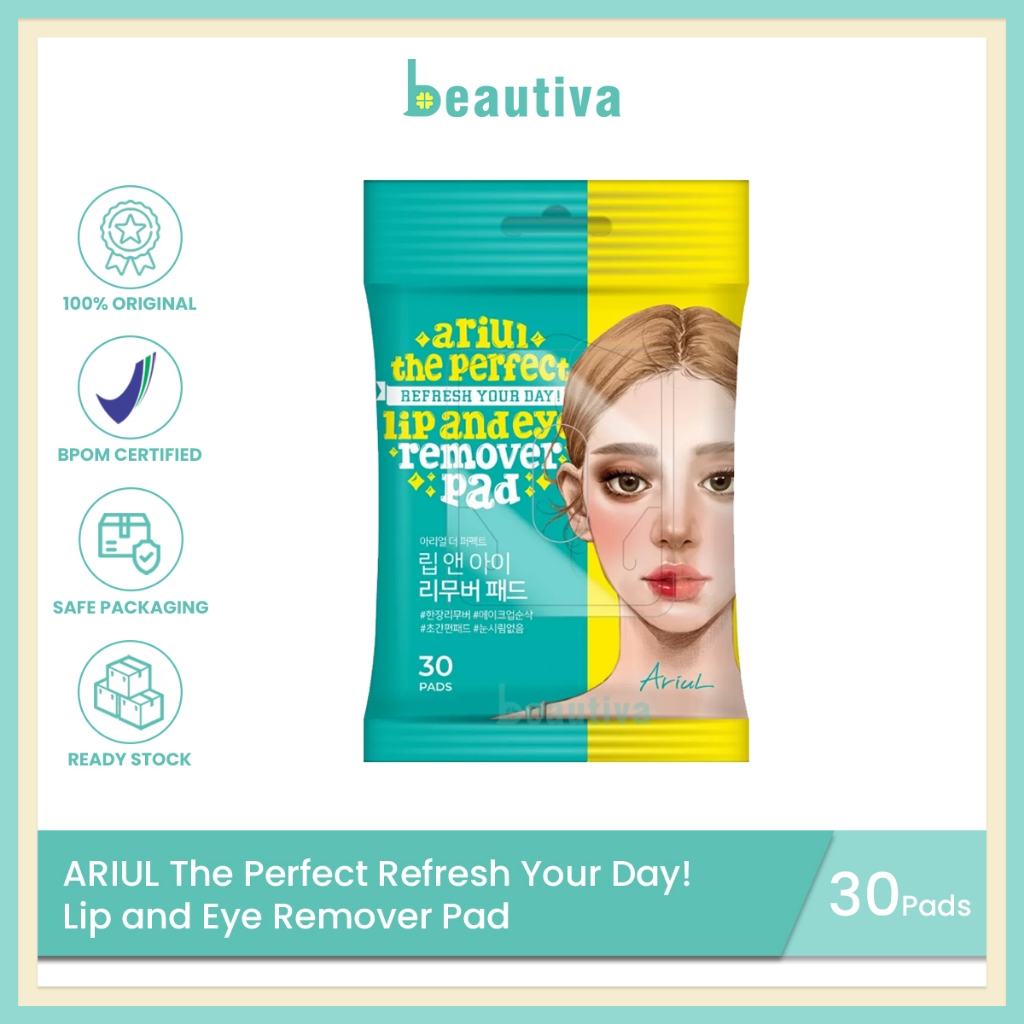 Jual Ariul The Perfect Refresh Your Day! Lip and Eye Remover Pad | Shopee Indonesia