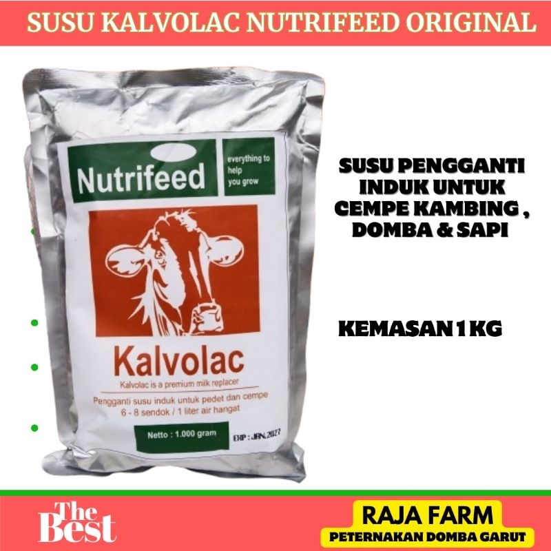 Jual Susu Kalvolac Nutrifeed Original 1 Kg Susu Pengganti Susu Induk ...