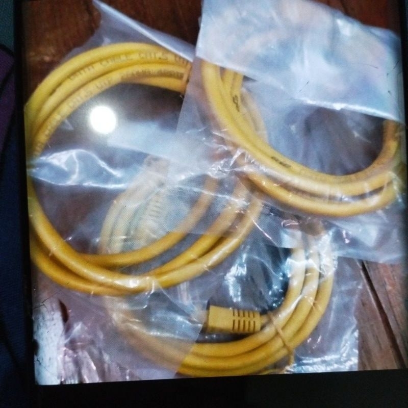 Jual KABEL LAN INTERNET DATA UTP CAT 5 PATCH CORD PANJANG 2 METER ...