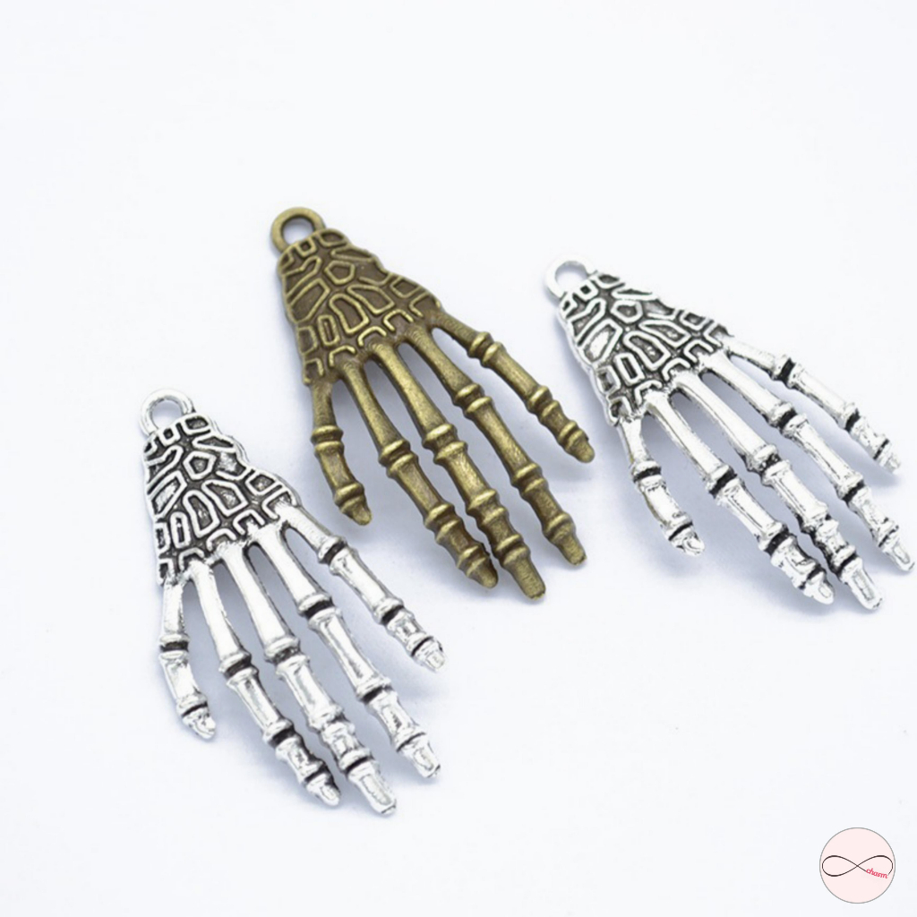 Jual Liontin Model Kerangka Tangan Paduan DIY Aksesoris Charm Model ...