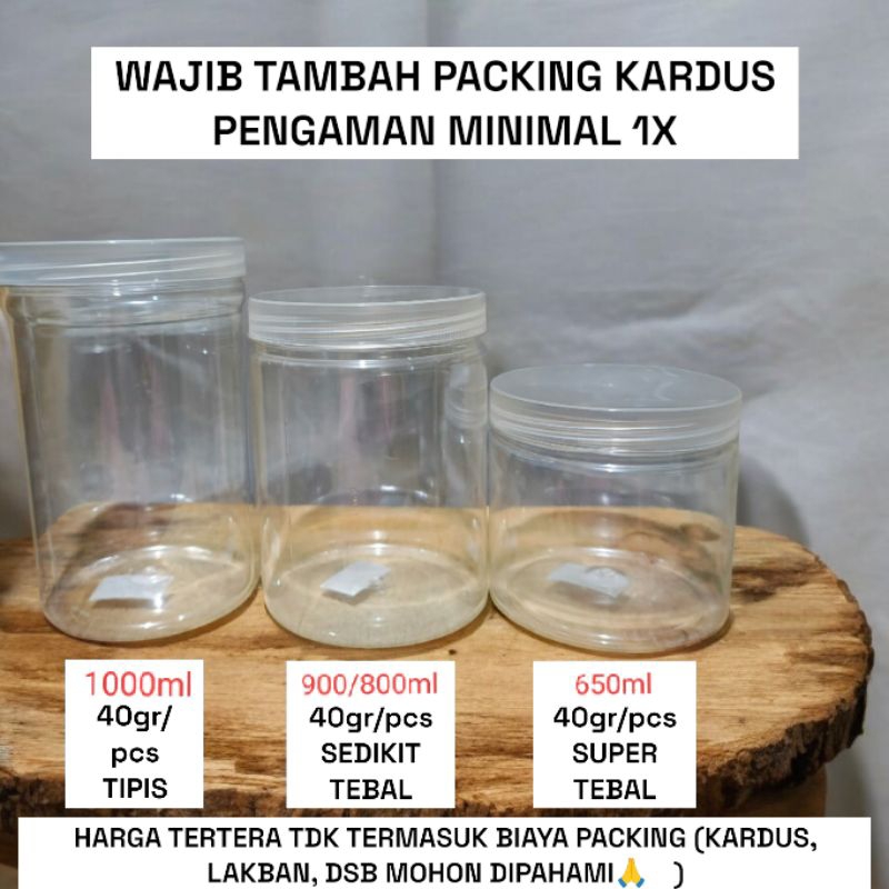 Jual [WAJIB TAMBAH DUS PACKING] TOPLES TABUNG EKONOMIS 650 | 900/800 ...