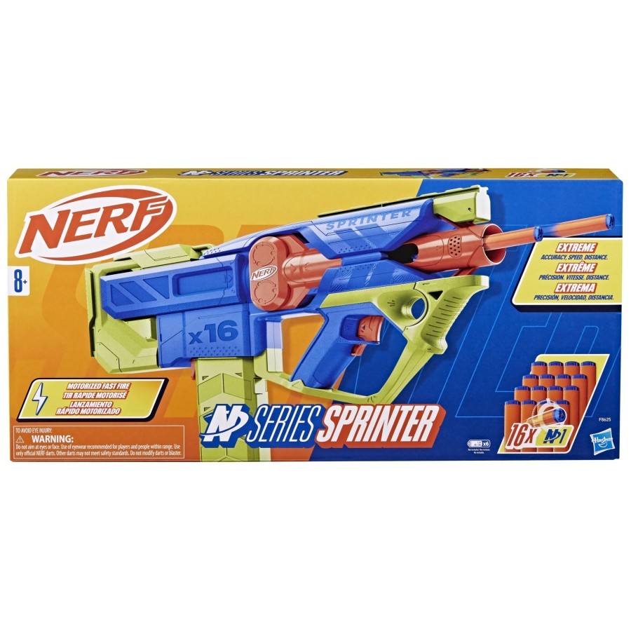 Jual Nerf N Series Sprinter Motorized Blaster 16 Nerf N1 Darts Hasbro | Shopee Indonesia