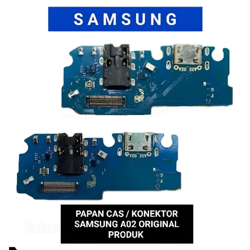 Jual PAPAN CAS/KONEKTOR SAMSUNG A02+IC FULL KOMPONEN ORIGINAL PRODUK ...