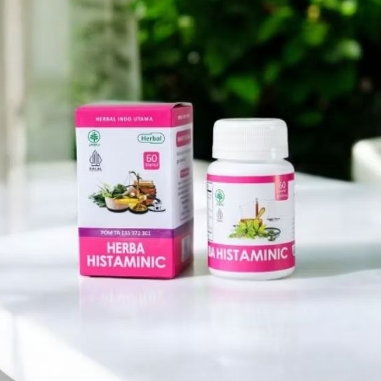 Jual Histaminic HIU Herbal Histaminik Obat Gatal Alergi Kulit Kadas ...