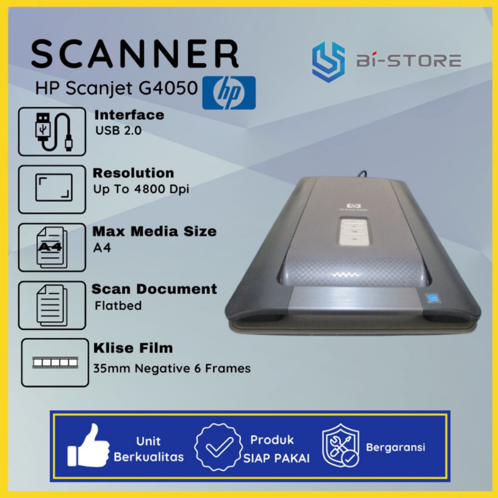 Jual Scanner A4 Hp Scanjet G4050 Unit Normal Siap Pakai - Scanner HP ...