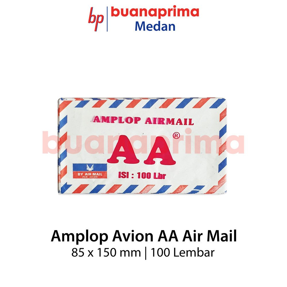Jual AMPLOP AVION AIRMAIL AA 1 Pack isi 100 lembar Kecil Avian Ekonomis ...
