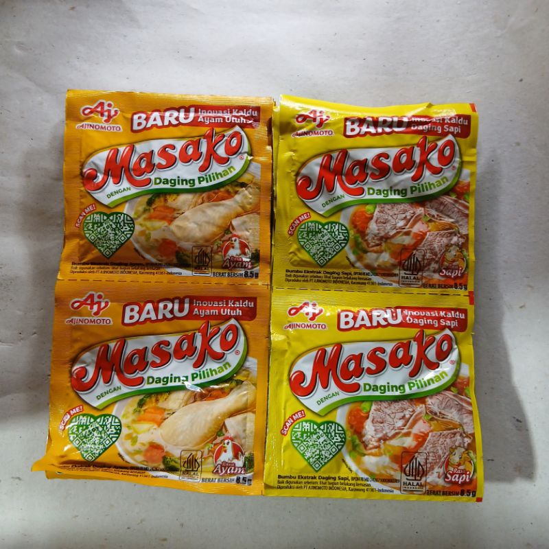 Jual Masako Penyedap Rasa Ayam / Rasa Sapi 1 Renceng | Shopee Indonesia