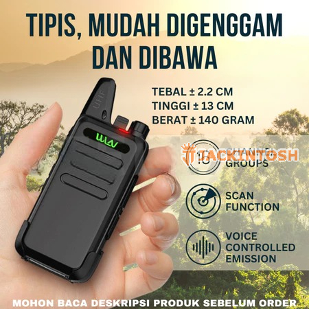 Jual TERBARU! Radio Handy Talky Talkie / HT Design Minimalis Mudah ...