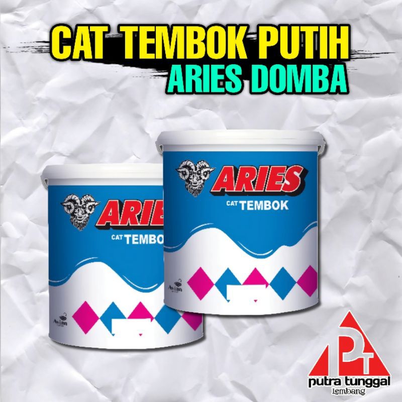 Jual Cat Tembok (Putih) Aries Domba 5Kg | Shopee Indonesia