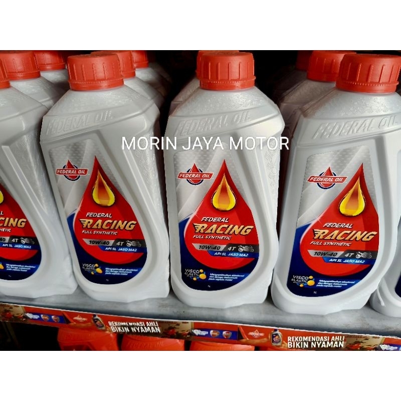 Jual OLI FEDERAL RACING 4T 1L 10W-40 ORI | Shopee Indonesia
