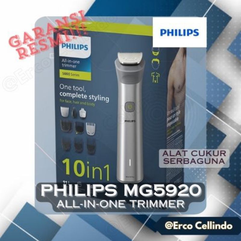 Jual Philips MG5920 Multigroom Official Warranty | Shopee Indonesia