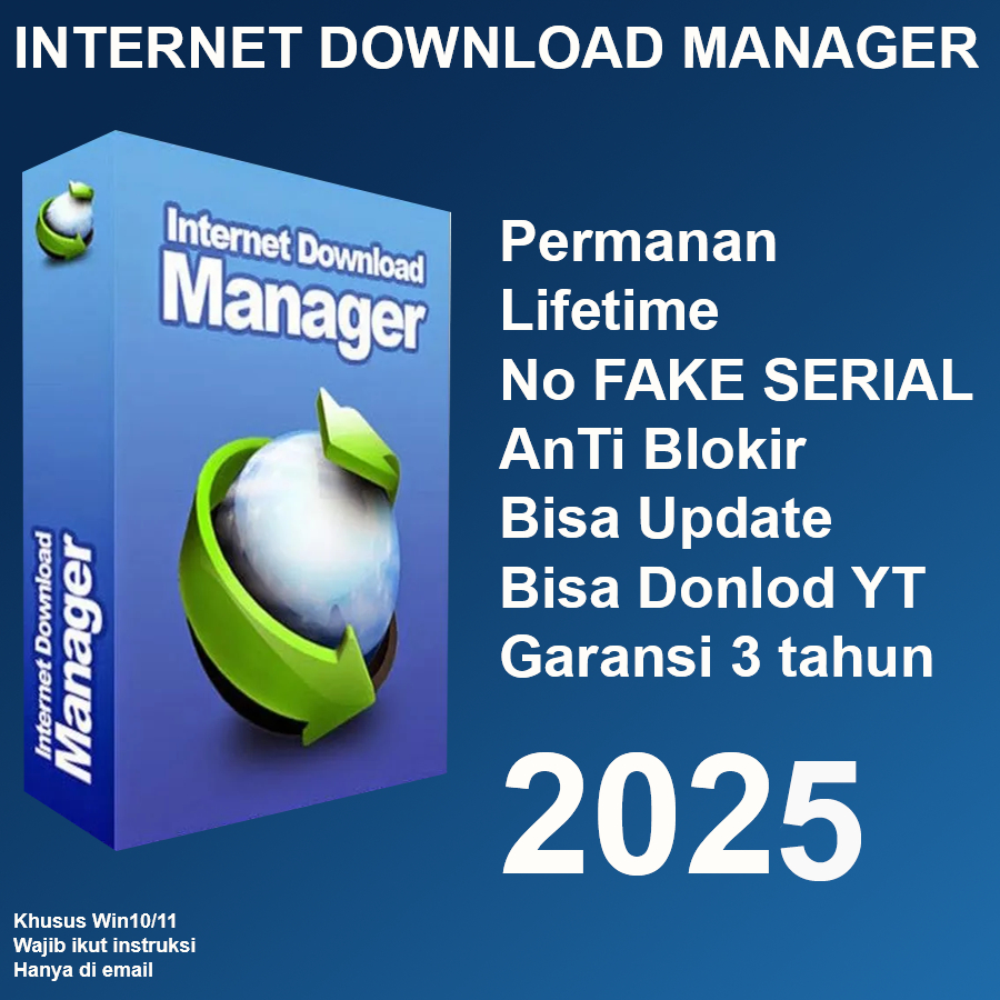 Jual IDM Internet Download Manager Lifetime BERGARANSI Permanen | Shopee Indonesia