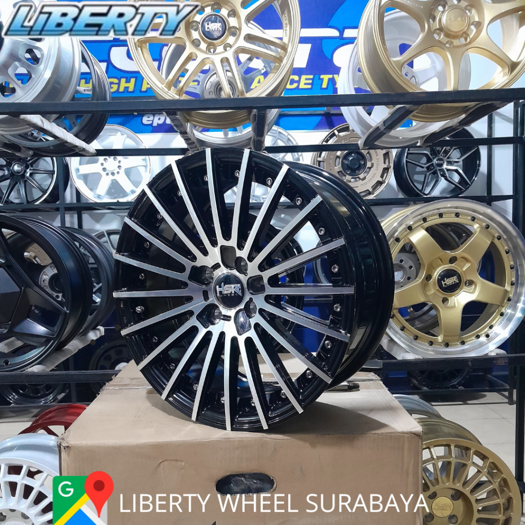 Jual Pelek Racing Ring 16 HSR TANDAM Pcd 4x100 Cocok Buat Brio,Vios,City,Jazz Dll Velg HSR Murah ...