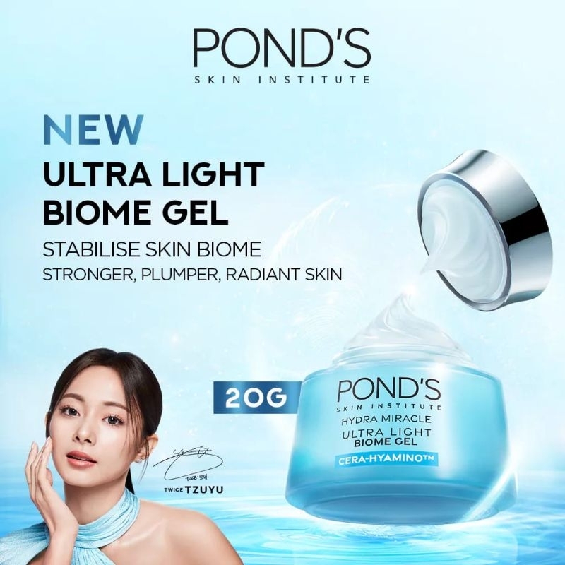 Jual PONDS HYDRA MIRACLE ULTRA LIGHT BIOME GEL - HYDRATING MOISTURIZER ...