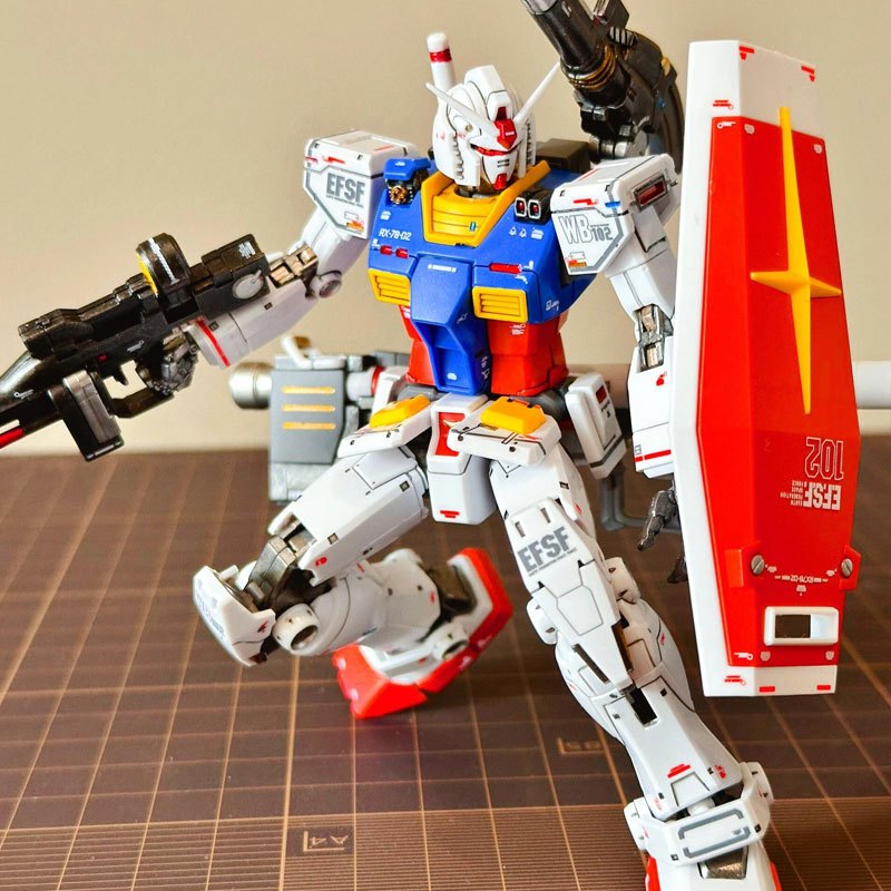 Jual GTO HG 1/144 RX-78-2 Fighter The Origin Series Plamo | Shopee ...