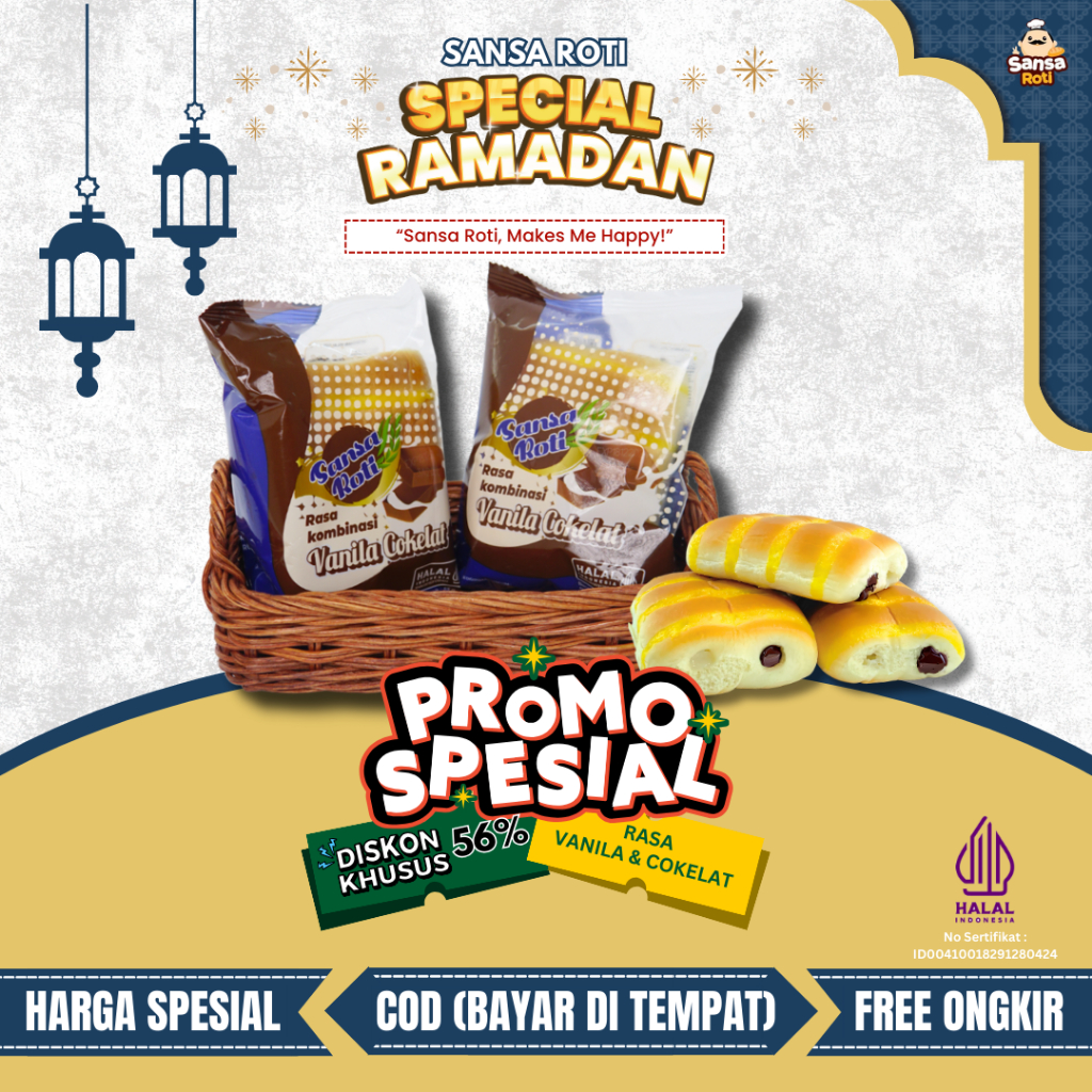 Jual Rasa Cokelat & Vanila isi 15 Pcs + FREE 3 Pcs | Roti Chocolate Vanila Bread Lembut| Roti ...