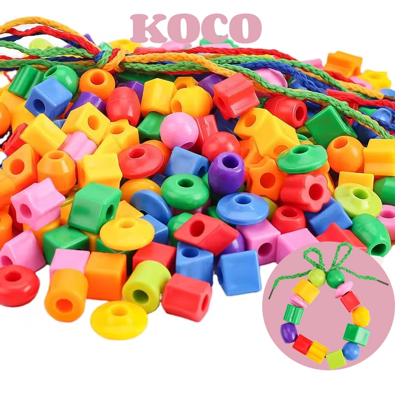 Jual KOCO Mainan Montessori Kayu Edukasi Anak-anak MERONCE Mainan Kayu ...