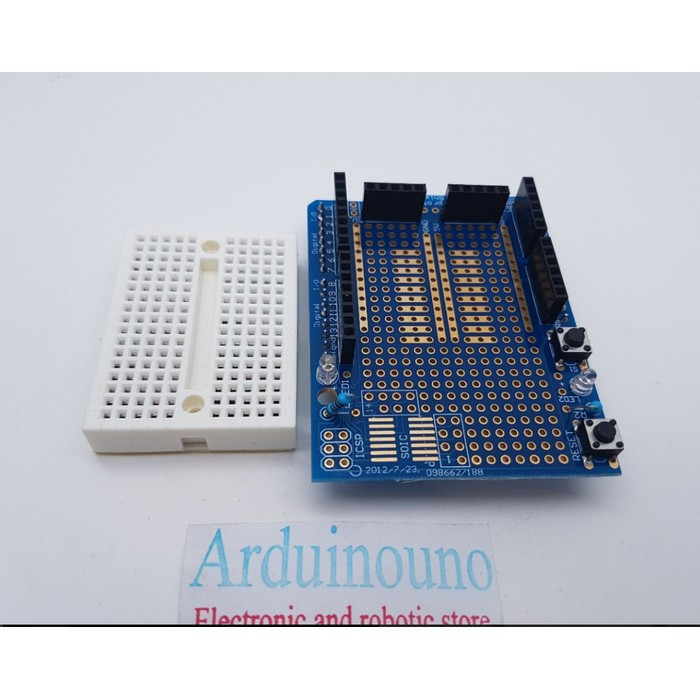 Jual ARDUINO Uno R3 Proto Shield protoshield | Shopee Indonesia