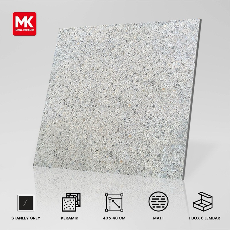 Jual Keramik Lantai Anti Slip Untuk Teras dan Garasi Mulia Stanley Grey ...