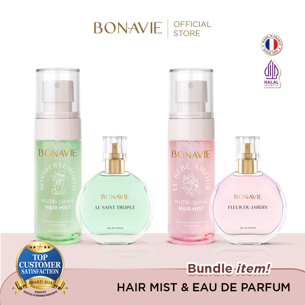 Jual Bonavie Bundle Set Eau de Parfum & Hair Mist | Shopee Indonesia