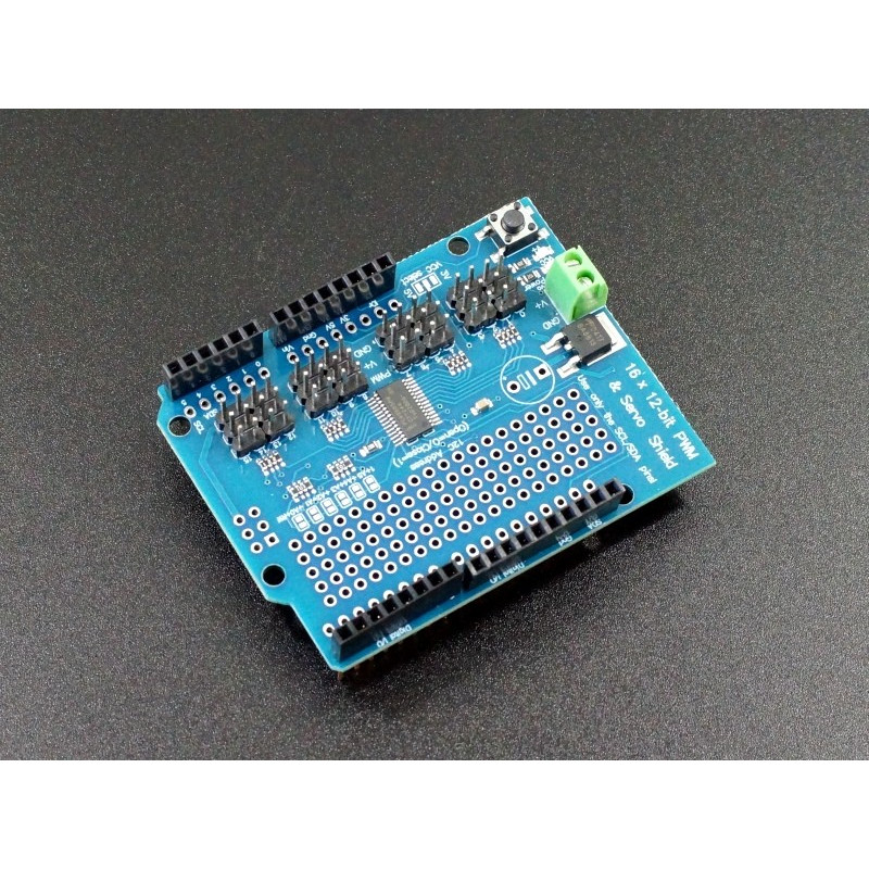 Jual Servo Shield PCA9685 16 Channel 12-Bit PWM Driver Supply for Arduino | Shopee Indonesia
