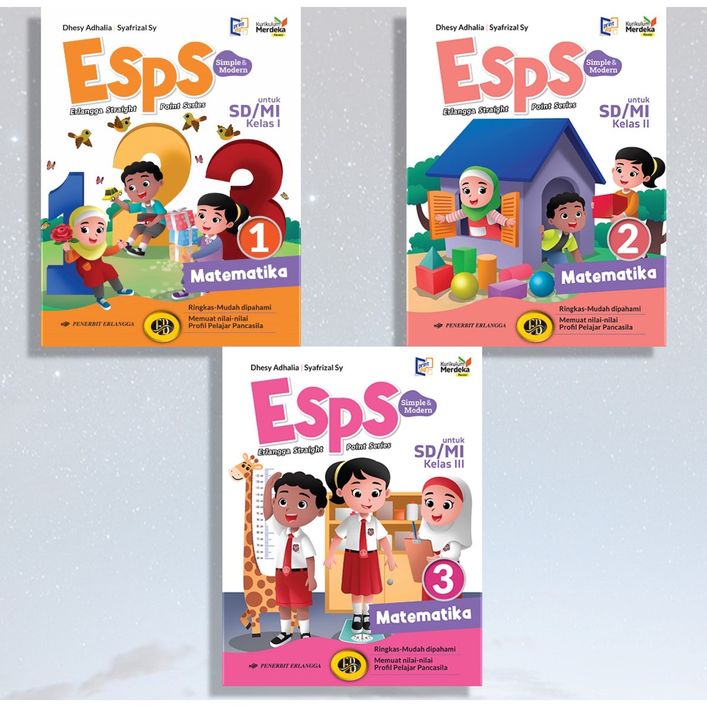Jual [Penerbit Erlangga] ESPS MATEMATIKA KELAS 1, 2, 3, 4, 5, 6 KURIKULUM MERDEKA | Shopee Indonesia
