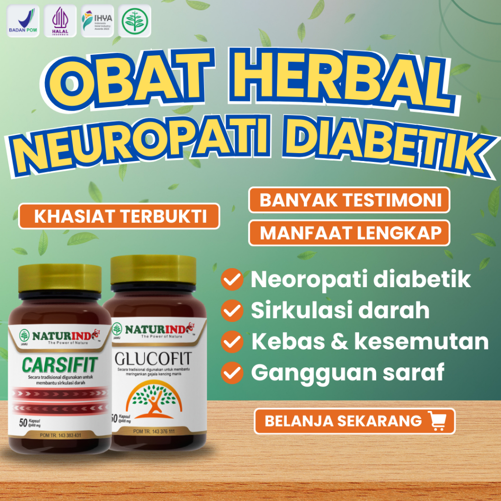 Jual Obat Neuropati Diabetik Penghilang Nyeri Neuropati Kerusakan ...