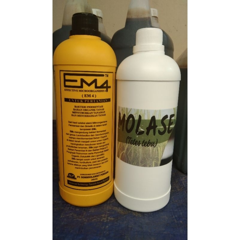 Jual Paket EM4 Pertanian 1 L + Molase 1 L (1.4kg) EM 4 Pertanian dan ...