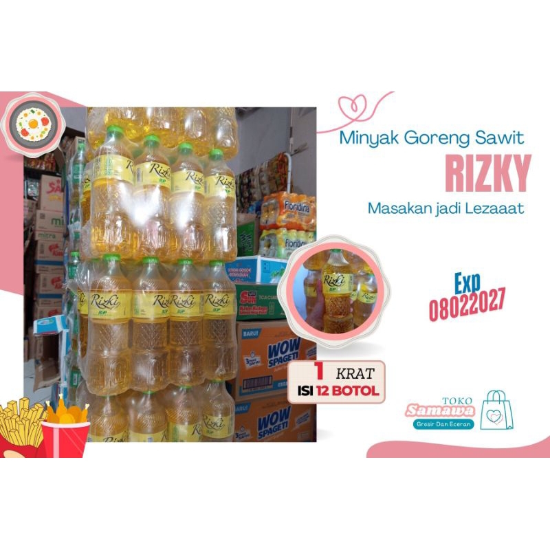 Jual SAMAWA - RIZKI MINYAK GORENG 1 KRAT ISI 12 | Shopee Indonesia