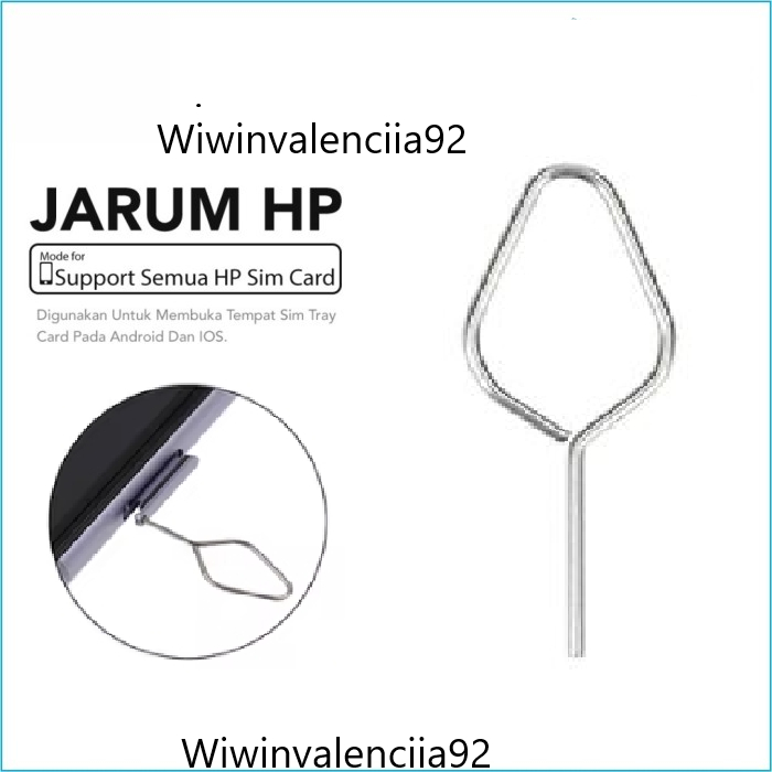 Jual BAGUS! Jarum Tusukan SIM INJECTOR/ ( SAMSUNG ASLI ) Model Panjang ...