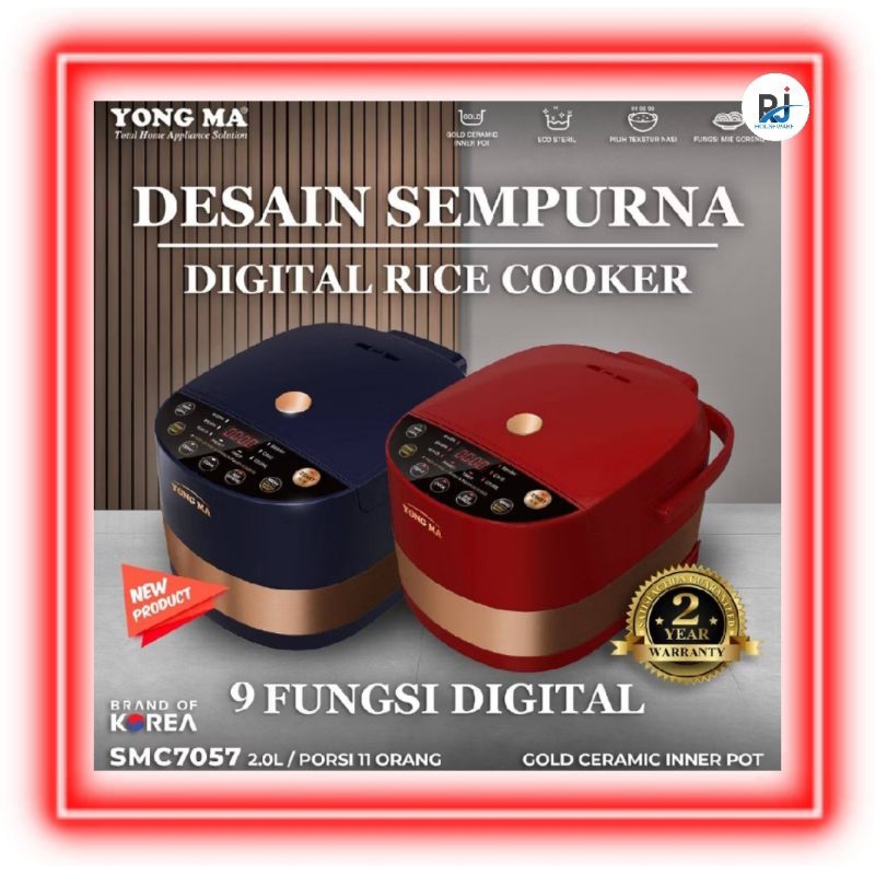 Jual MAGICOM YONG MA 2 LITER DIGITAL NEW SMC-7057 | Shopee Indonesia