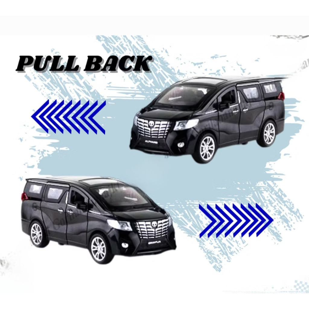 Jual MAINAN DIECAST MOBIL ALPHARD BUKA PINTU BISA PULL BACK | Shopee ...