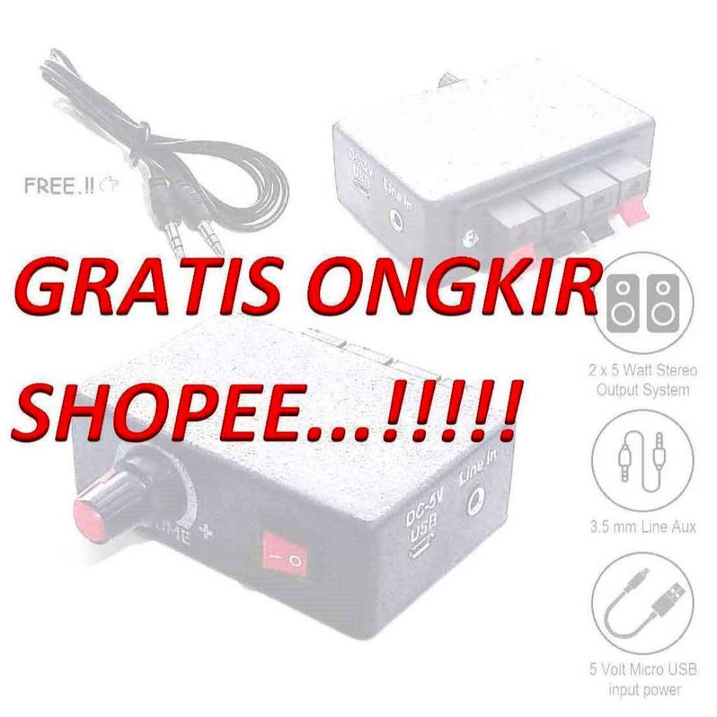 Jual Amplifier Stereo Amplifier Mini | Shopee Indonesia