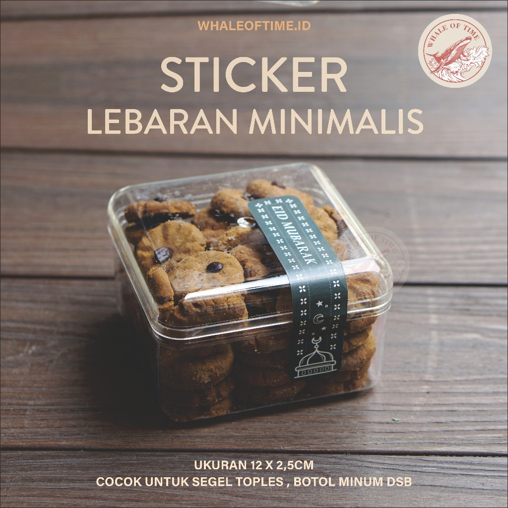 Jual ( ISI 10 PCS ) STICKER MINIMALIS - Sticker Toples Kue kering ...