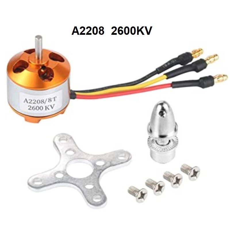 Jual A2208 2600kv Brushless Motor For Rc Multirotor Aircraft Model ...