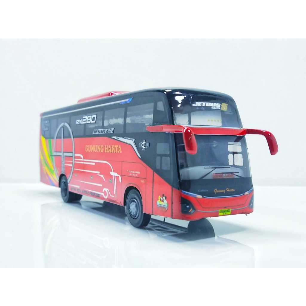Jual SEGUNDO - Miniatur Bis Indonesia PO Gunung Harta (merah) Jetbus 5 ...