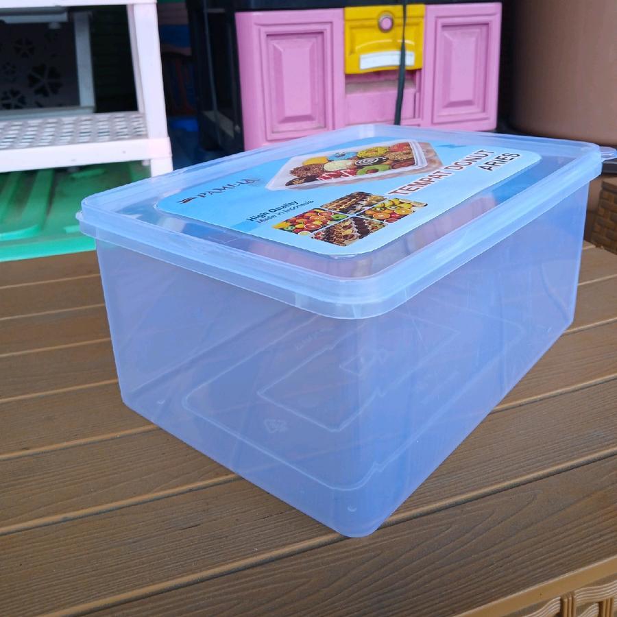Jual Box Donat Donatsu SL Pamela Tinggi / Kotak Donat Plastik Tinggi ...