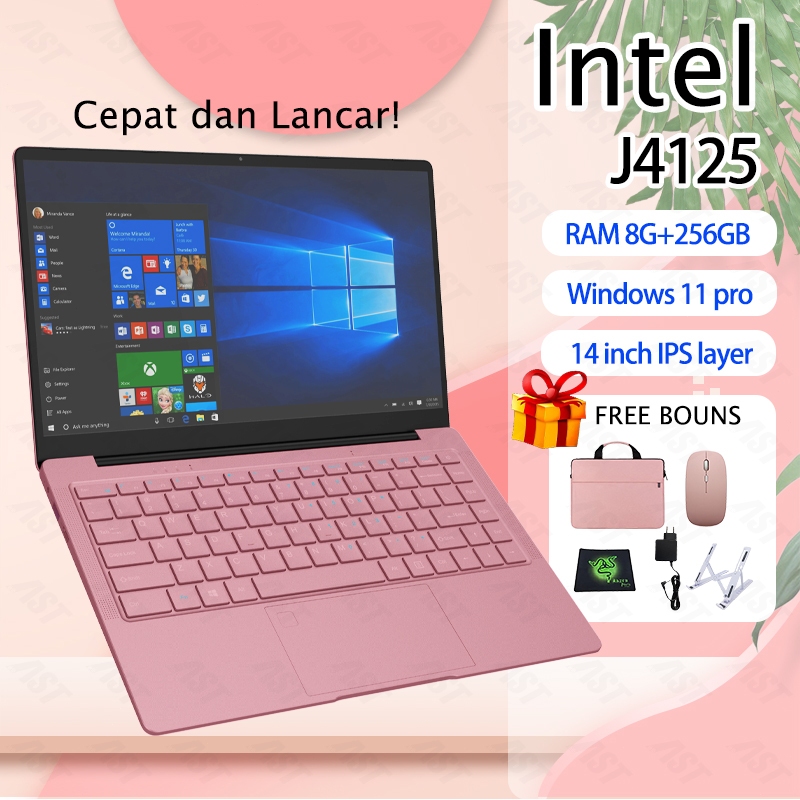Jual AST Laptop N3710/N5095 Baru Pink 14/15.6 inci Ram 8/16/20G+128/256 ...