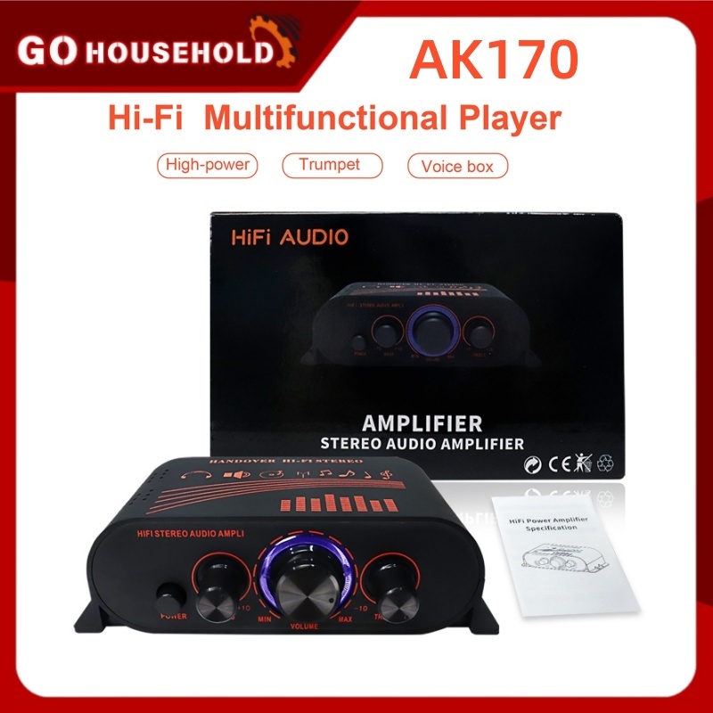 Jual AK170 penguat daya Audio portabel, Speaker Amp suara portabel ...