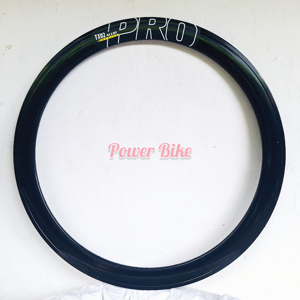Jual VELG RIMS PRO 700C ALLOY DOUBLE WALL HITAM FIXIE | Shopee Indonesia
