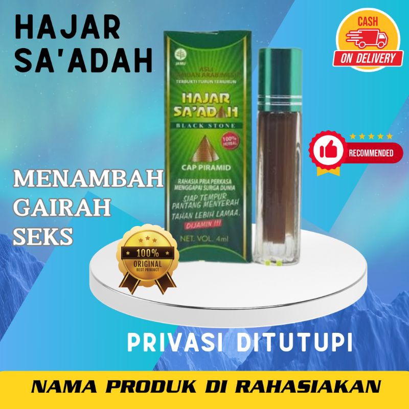 Jual [Terlaris] Minyak oles Hajar Sa'adah Obat Kuat 100% Original Obat oles Obat Herbal besarkan ...