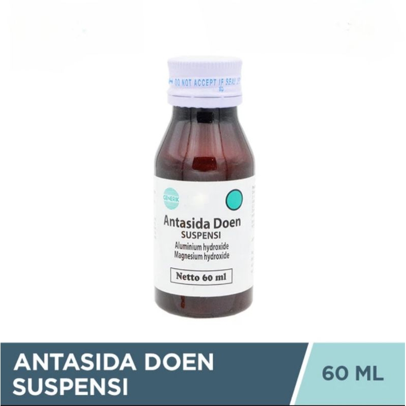 Jual Antasida Doen Syrup 60ml, Antasida syrup, Obat maag, asam lambung ...