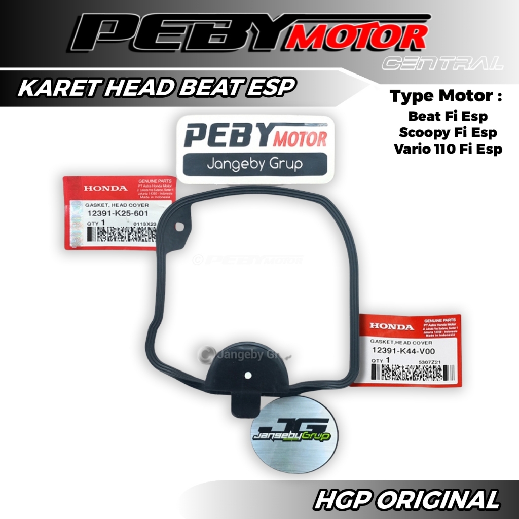 Jual Oring Karet Gasket Head Beat Fi Scoopy Esp Vario 110 ORIGINAL ...