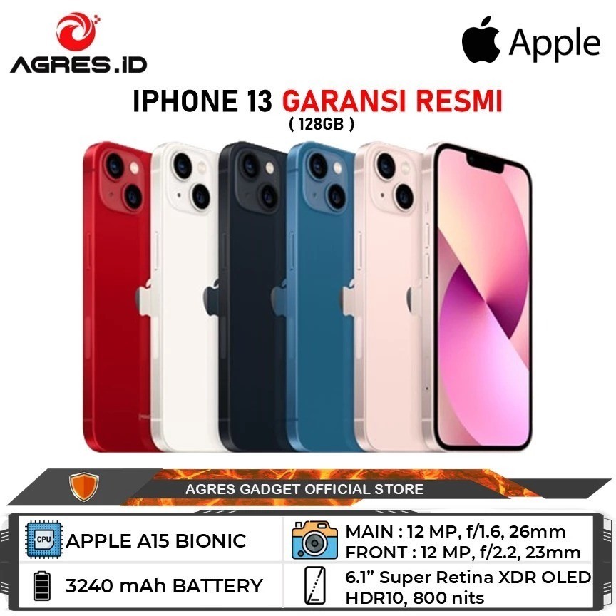 Jual iP 13 128GB Starlight White Garansi Resmi Indonesia | Shopee Indonesia